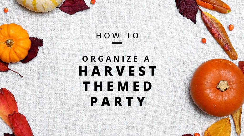 How To Organize A Harvest Themed Party - The Maids