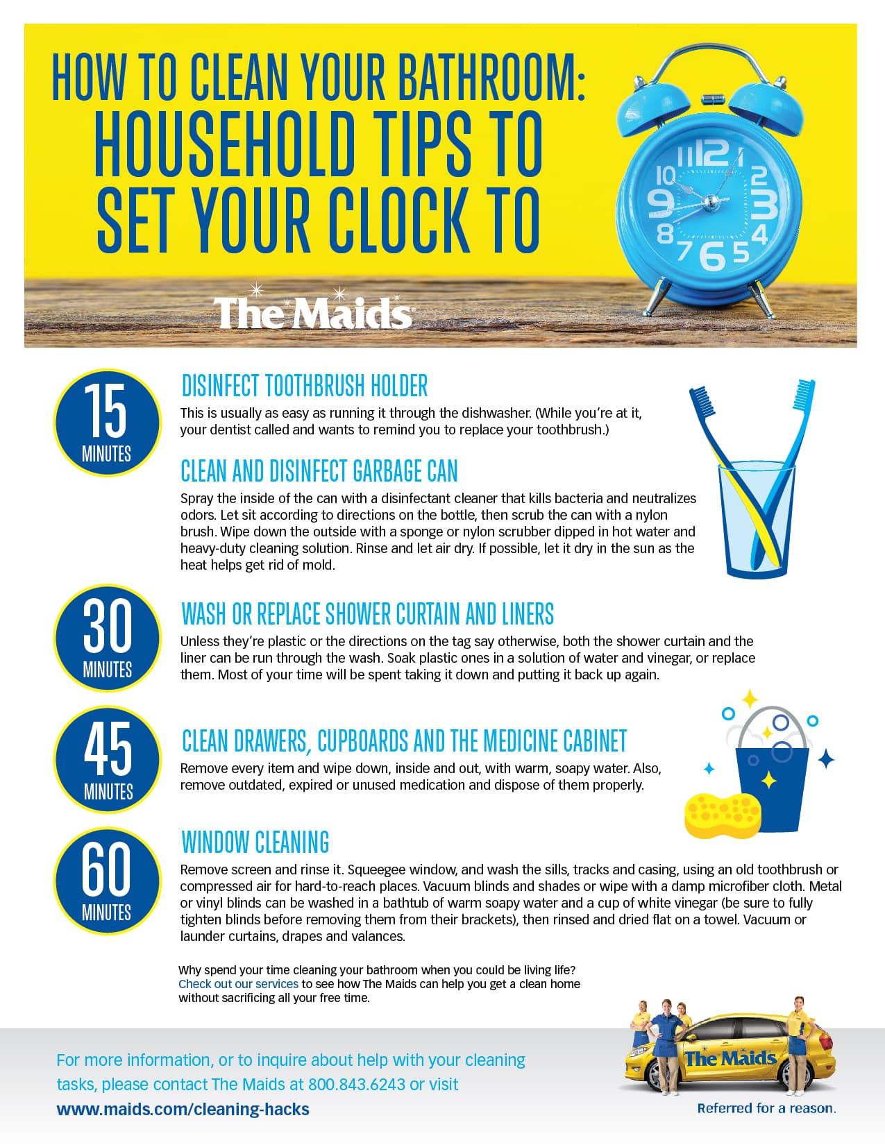 How to Clean A Bathroom - Professional Cleaning Tips from The Maids